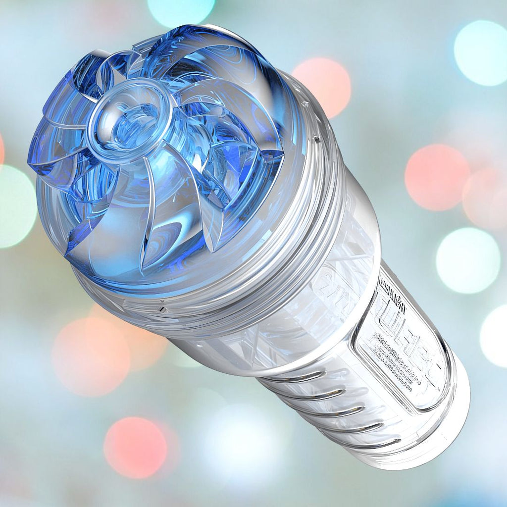 Fleshlight Turbo Thrust Blowjob Simulator - Blue Ice – Condomania.com