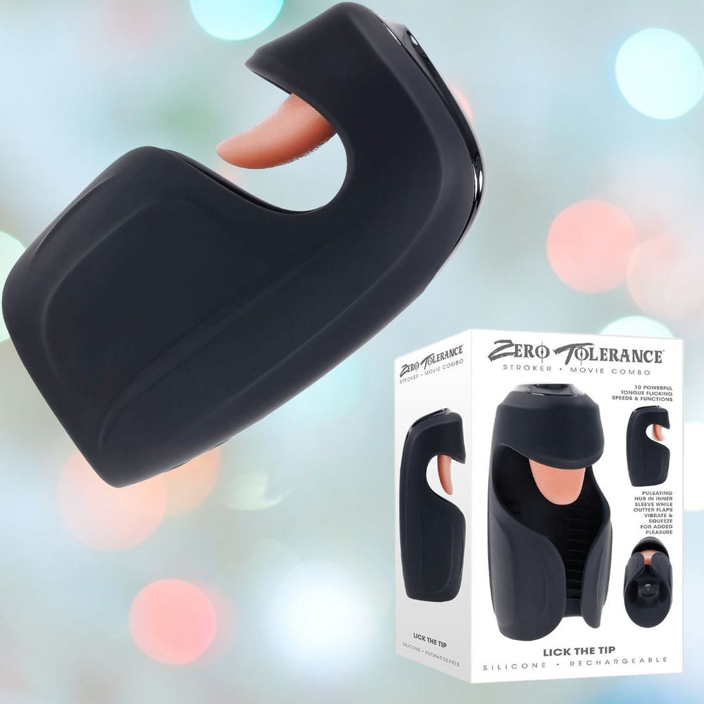 Zero Tolerance Lick the Tip - Male Masturbator – Condomania.com