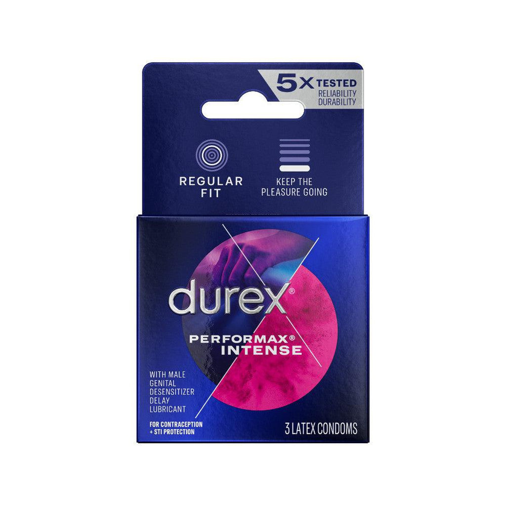 Durex Performax Intense Condoms | Desensitizing – Condomania.com
