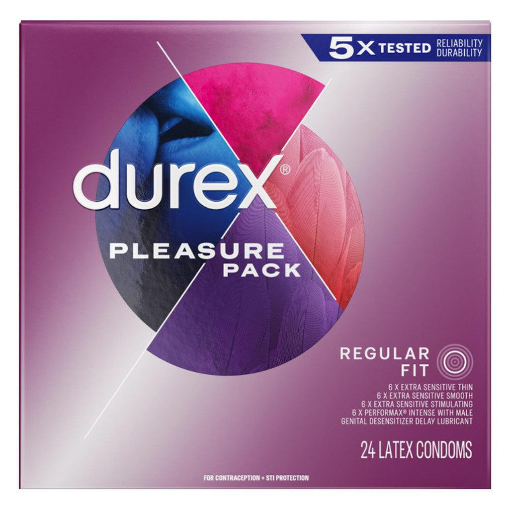 Durex Pleasure Pack Condoms (70% Off Variety Pack) – Condomania.com