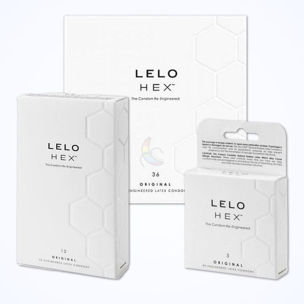 Lelo Hex Original Ultra Thin Condoms | Hexagonal Condoms – Condomania.com