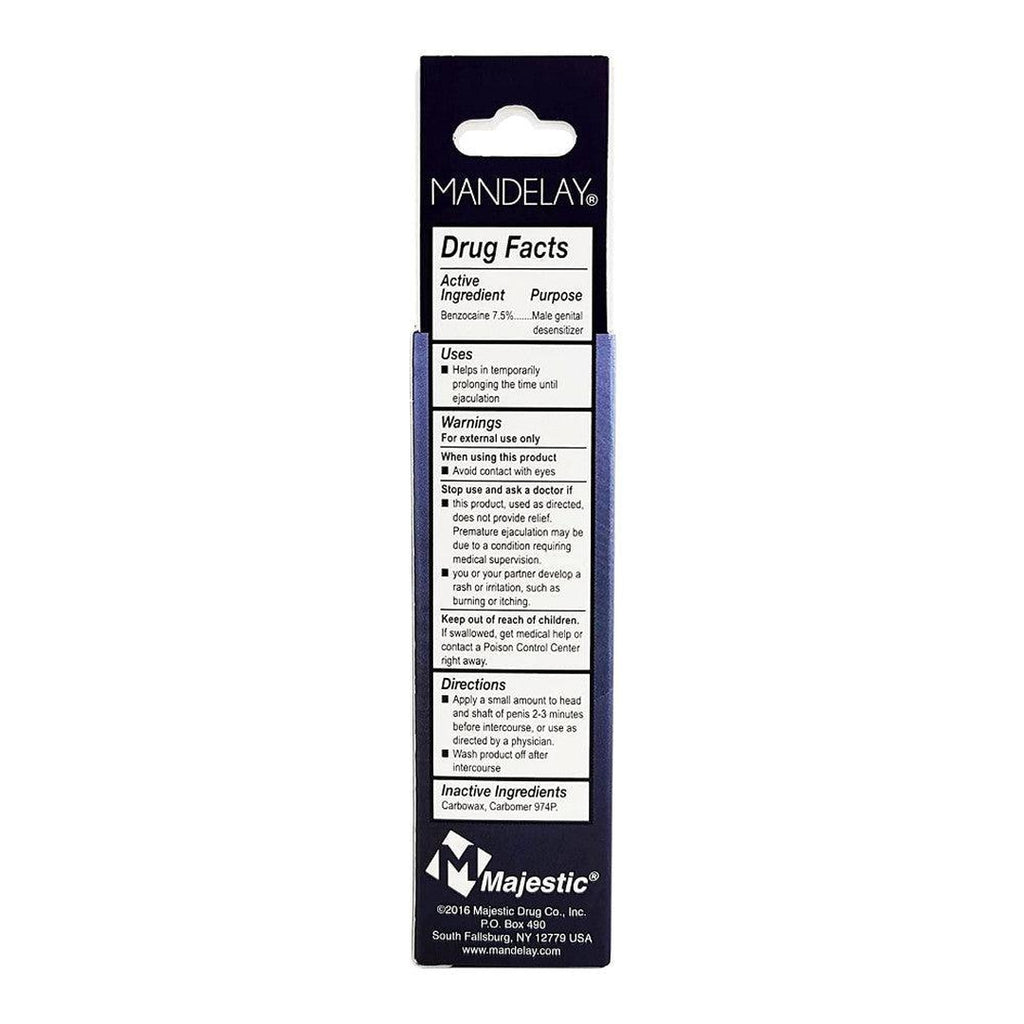 Mandelay Climax Control Gel | Desensitizing Spray – Condomania.com